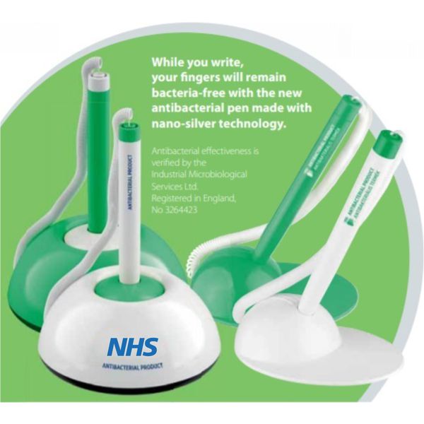Printed Recycled Anti Bacterial Counter T-Pen