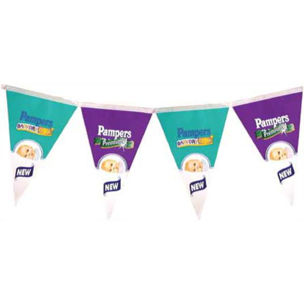 Promotional Triangular Synthetic Bunting