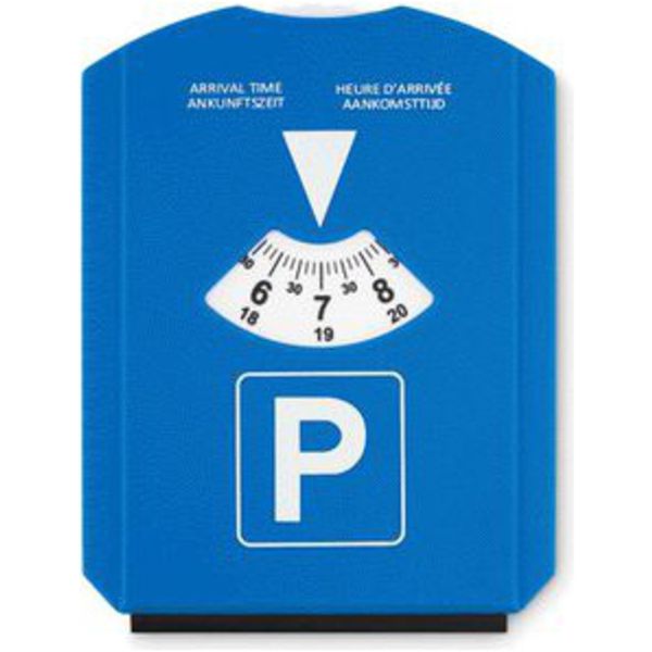 Printed Ice scraper in parking card