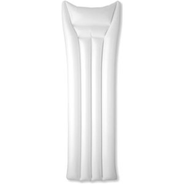 Printed PVC Mattress Beach Solid White