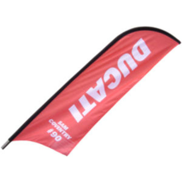 Printed Small Winder Feather Flag Banner With Cross Base | Branding ...