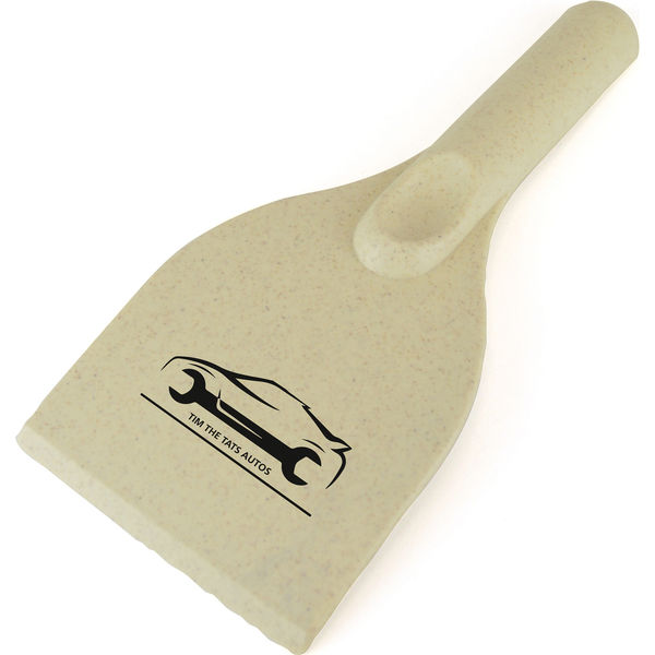 Printed Beckett Bamboo Ice Scraper