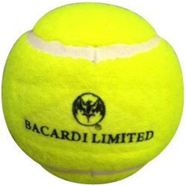 Printed Yellow tennis ball logo printed with your brand artwork ...
