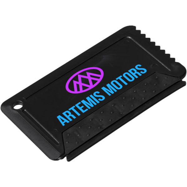 Printed Freeze credit card sized ice scraper