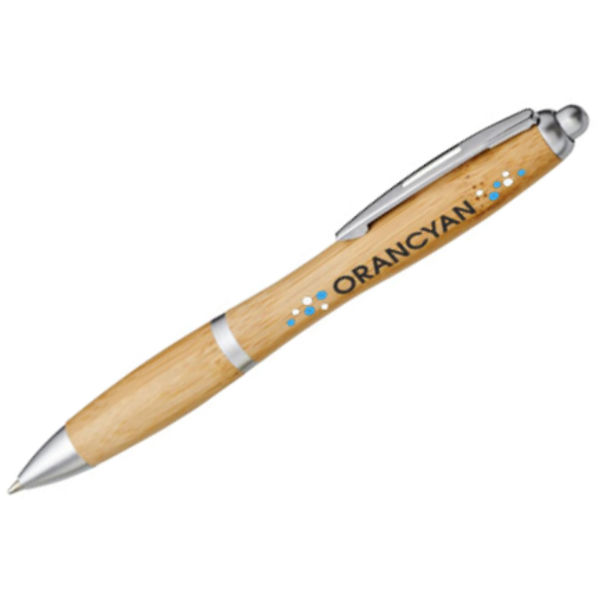 Promotional Bullet Nash bamboo ballpoint pen