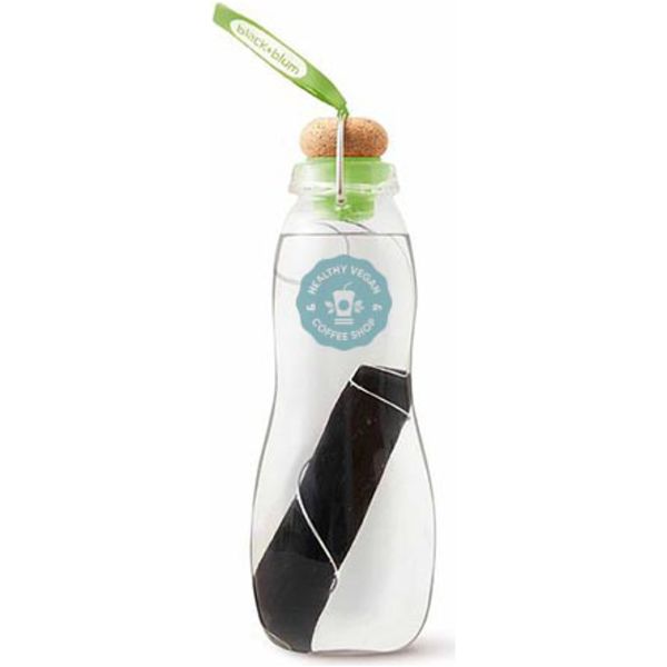 Printed Eau Good Bottle Glass - black+blum