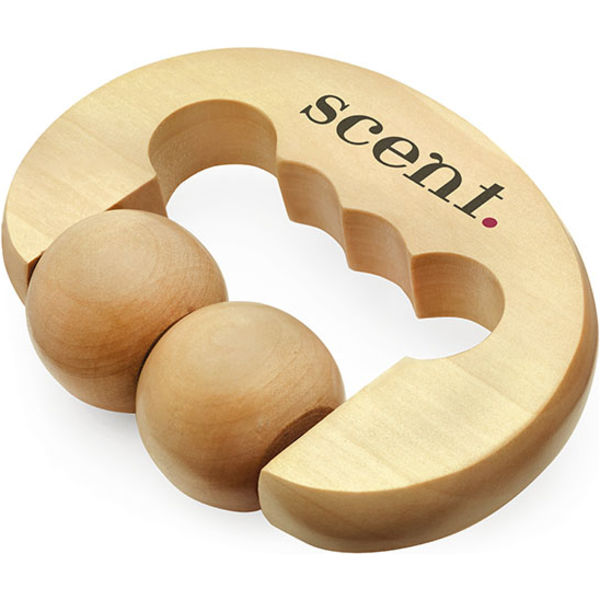 Printed Wooden Roller Massager