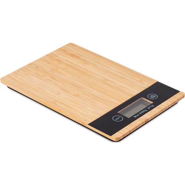 Printed Bamboo Digital Kitchen Scales