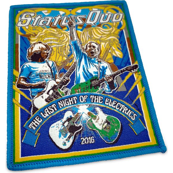 Promotional 50mm Jacquard woven Patches with Over Locked edges