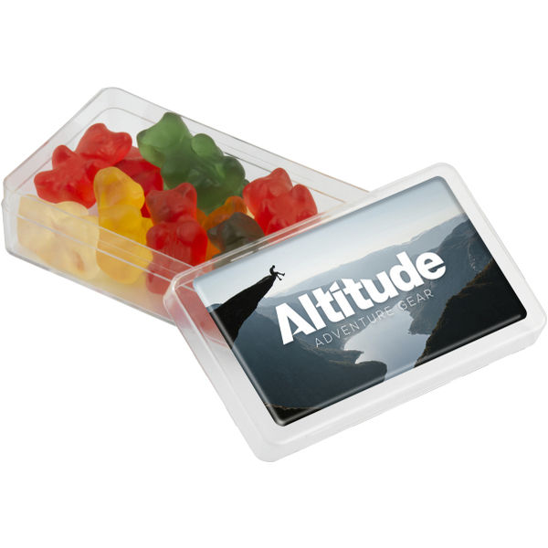 Printed Sweet Pot - Rectangular with Choice of Sweets- Large (Domed ...