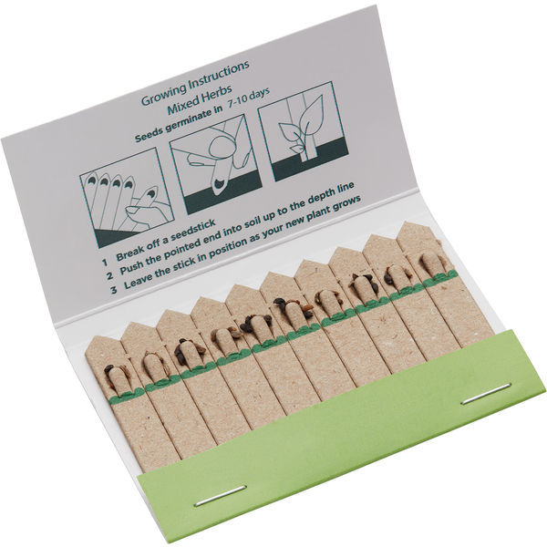Promotional Green & Good Seedsticks | Branding Ovation | Logo Printed ...