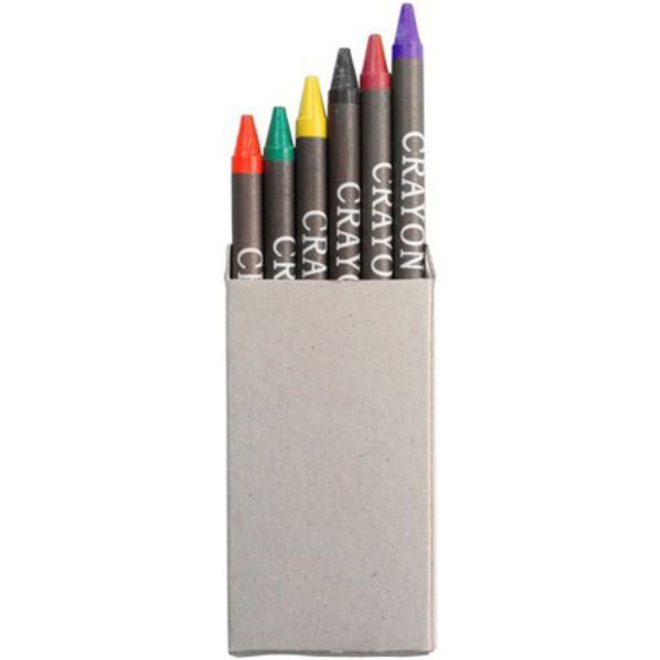 Printed Crayon set, 6 pcs
