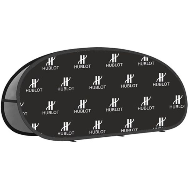 Printed Oval Pop-Up Advertising Golf Banner 200 X 100 Cm