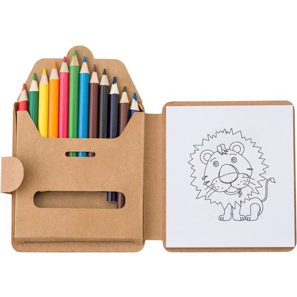 Promotional Cardboard colouring set