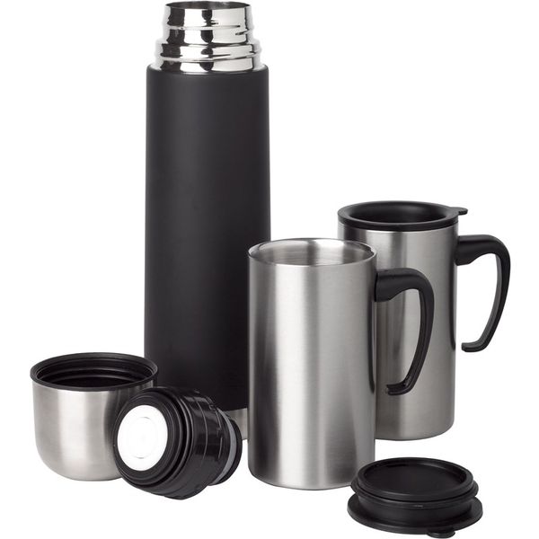Printed Steel thermos set